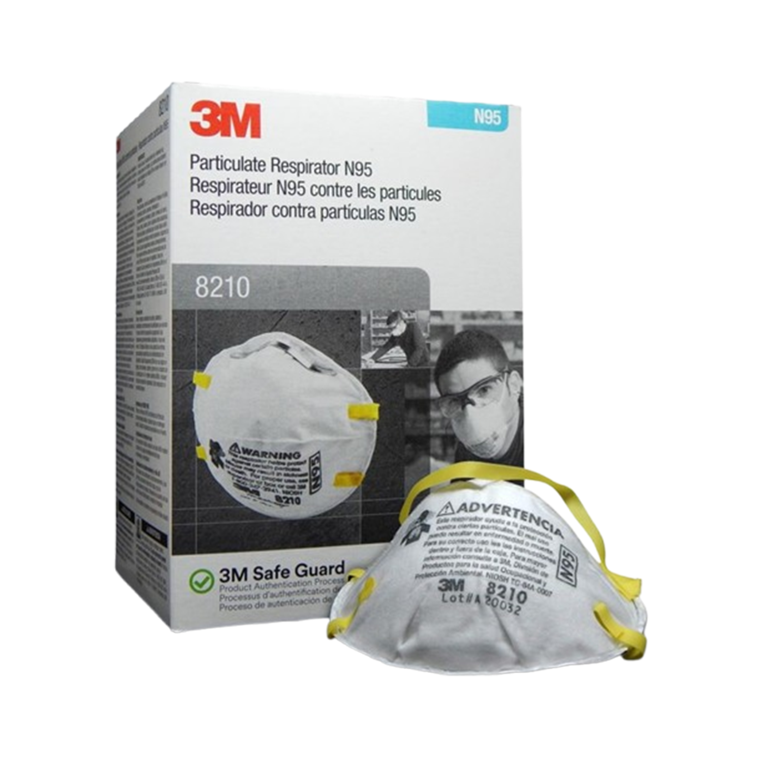 3M™ Particulate Respirator 8210, N95 – remgeeshop